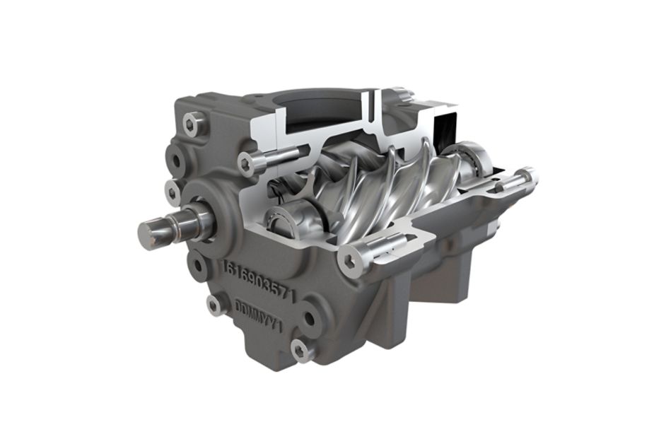 How does a screw compressor work?